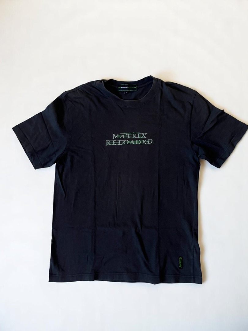 Vintage Matrix Reloaded Shirt, Men's Fashion, Tops & Sets, Tshirts ...