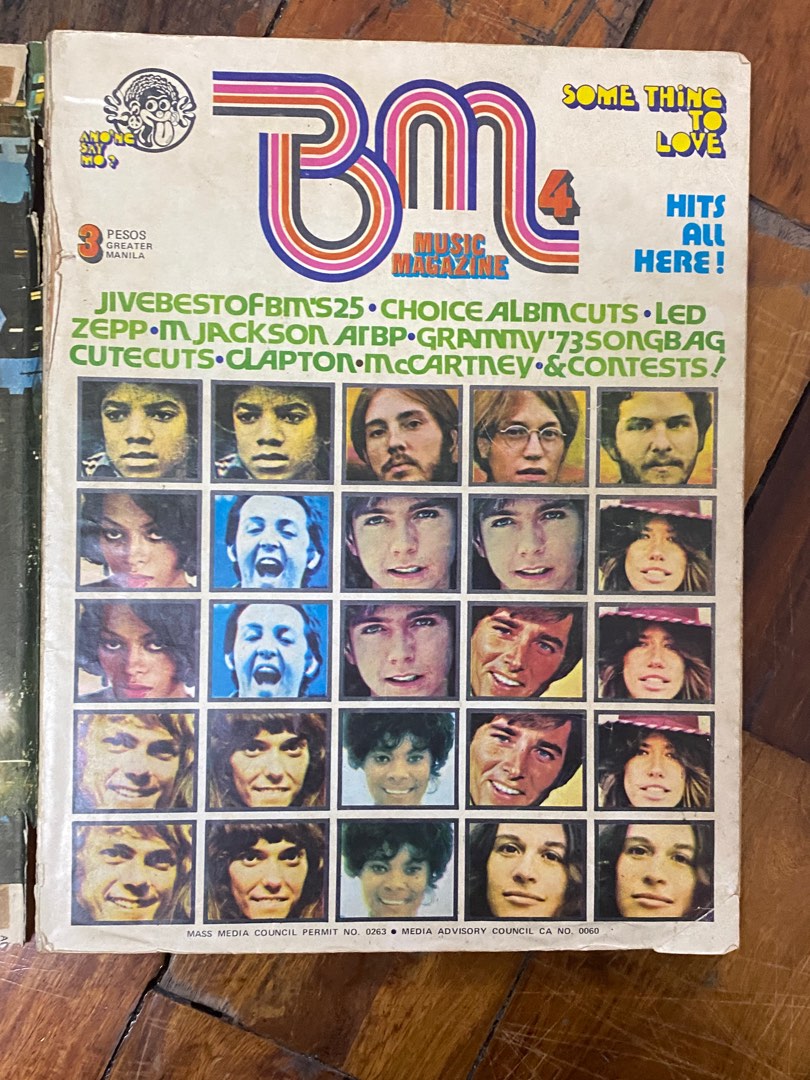 Vintage Tagalog Philippines Music Magazine BM10 1973 - Beatles / The ...