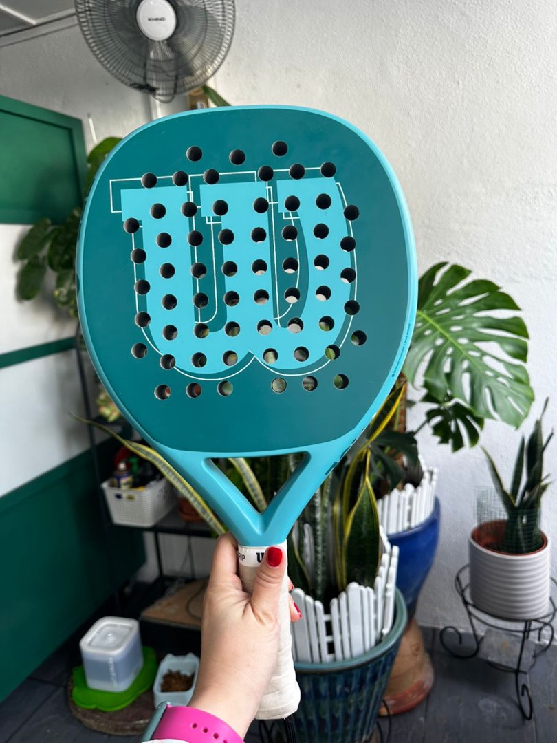 Wilson Pace V1 Padel Paddle Blue 2, Sports Equipment, Sports & Games ...
