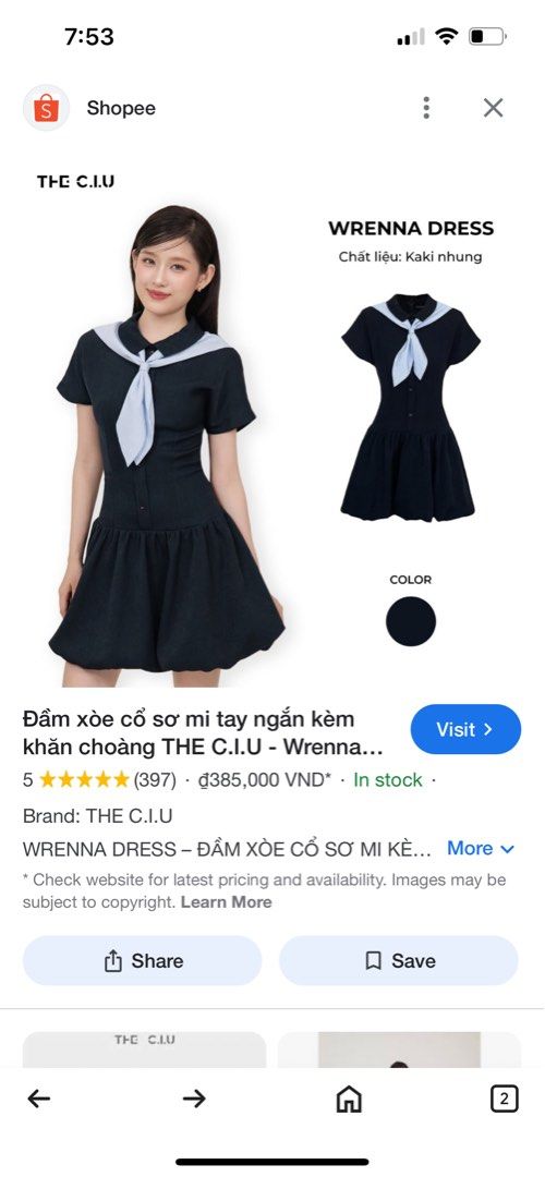 The CIU Wrenna Dress in Blue, Women's Fashion, Dresses & Sets, Dresses ...