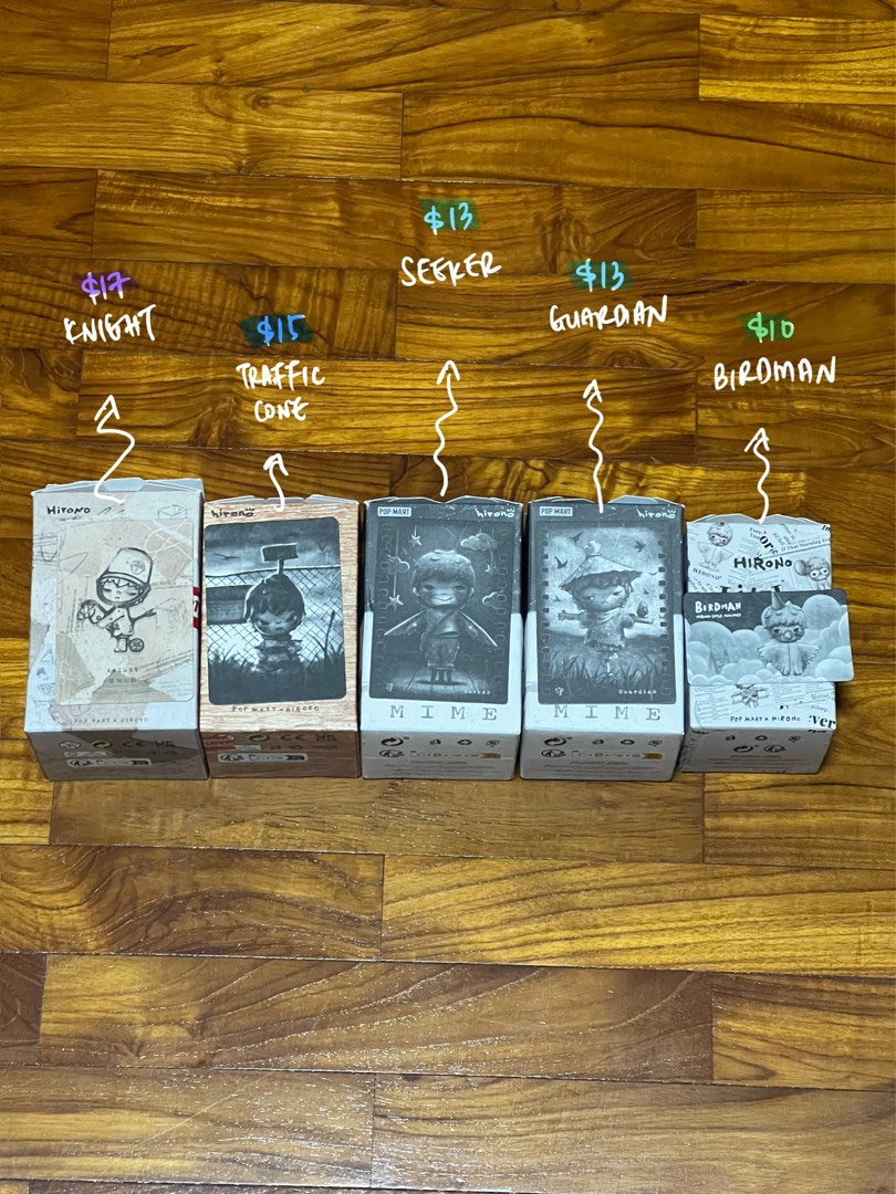 WTS POPMART Hirono Mime/ Little Mischief/ City of Mercy/ Reshape ...