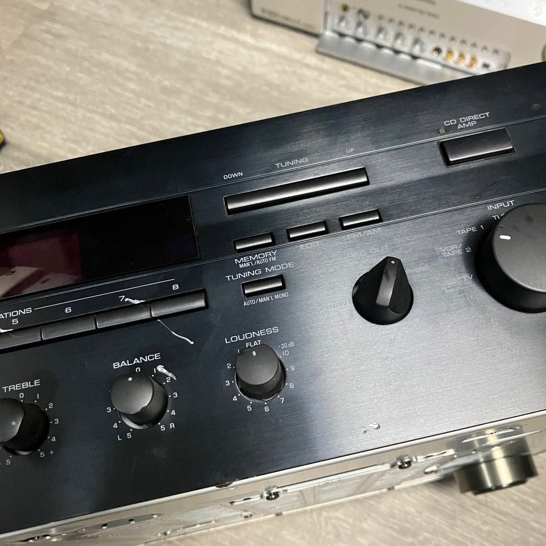 Yamaha RX-596 2-Channel Natural Sound Stereo 80WPC Reciver, Audio ...