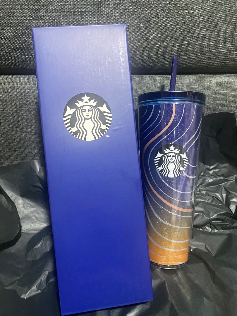 2025 Starbucks Traditions Collection The Indigo Cold Cup 24 oz ...