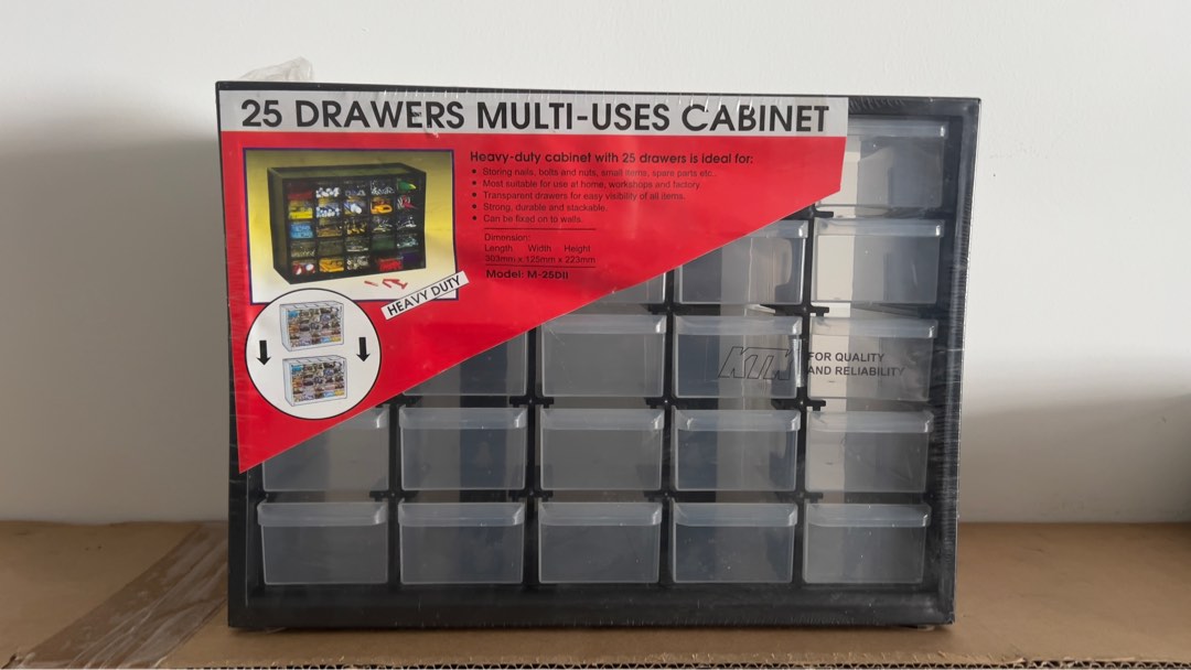 25 drawer multi uses cabinet, Furniture & Home Living, Home Improvement ...