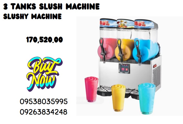 3 TANKS Slush Machine Slushy Machine, TV & Home Appliances, Kitchen ...