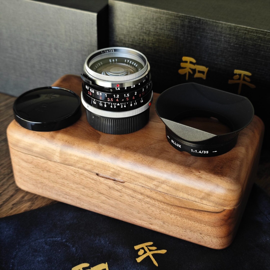 絕版 和平光學 PEACE LENS CLASSICAL 35MM f/1.4 black paint LIMITED (國產 Leica ...