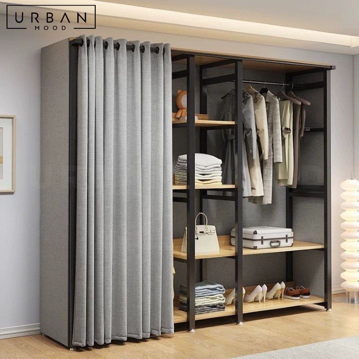 ALANNAH Modern Open Concept Wardrobe, Furniture & Home Living ...