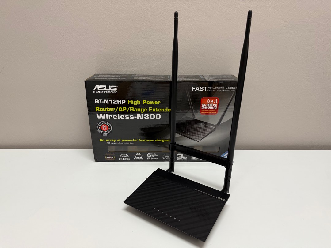 Asus Wireless Router RT-N12HP, Computers & Tech, Parts & Accessories ...
