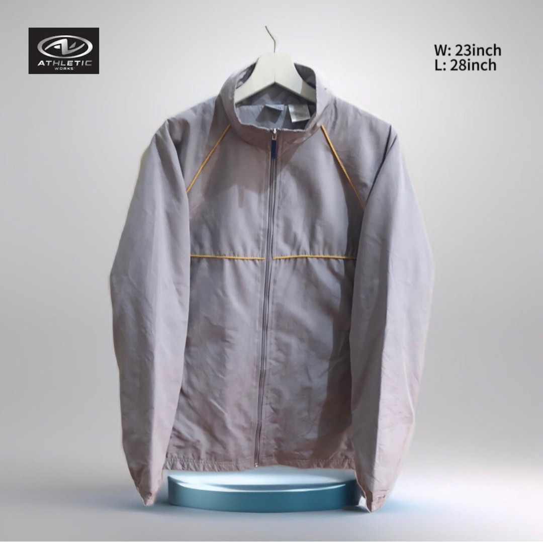 Athletic works Gray Black jacket, Men's Fashion, Coats, Jackets and ...