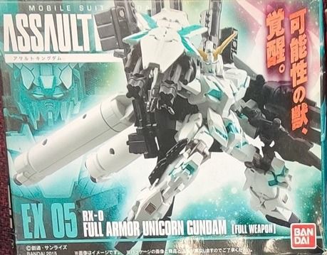 Bandai - 食玩 Assault Kingdom - EX 05 EX05 - Unicorn FA Gundam (MOBILE ...