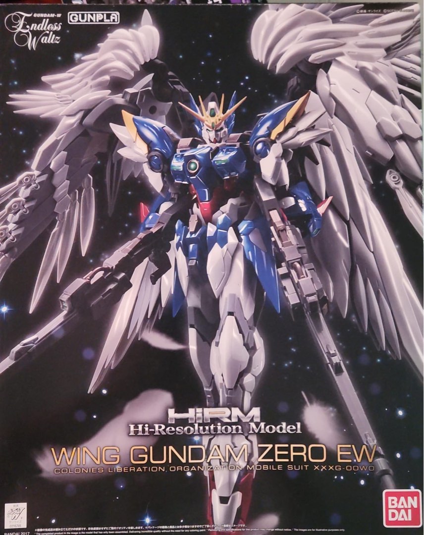 Bandai Hi-Resolution Model (HiRM) 1/100 Wing Gundam Zero EW. Endless ...