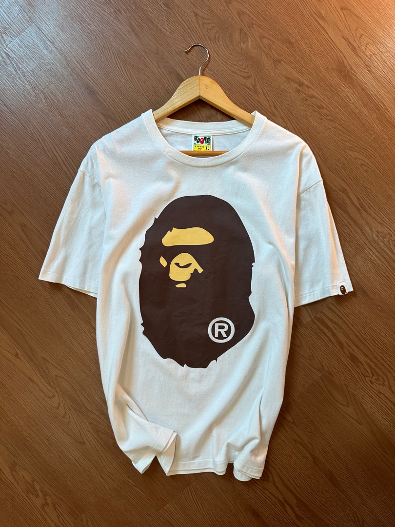 bape big head mirror print, Men's Fashion, Tops & Sets, Tshirts & Polo ...