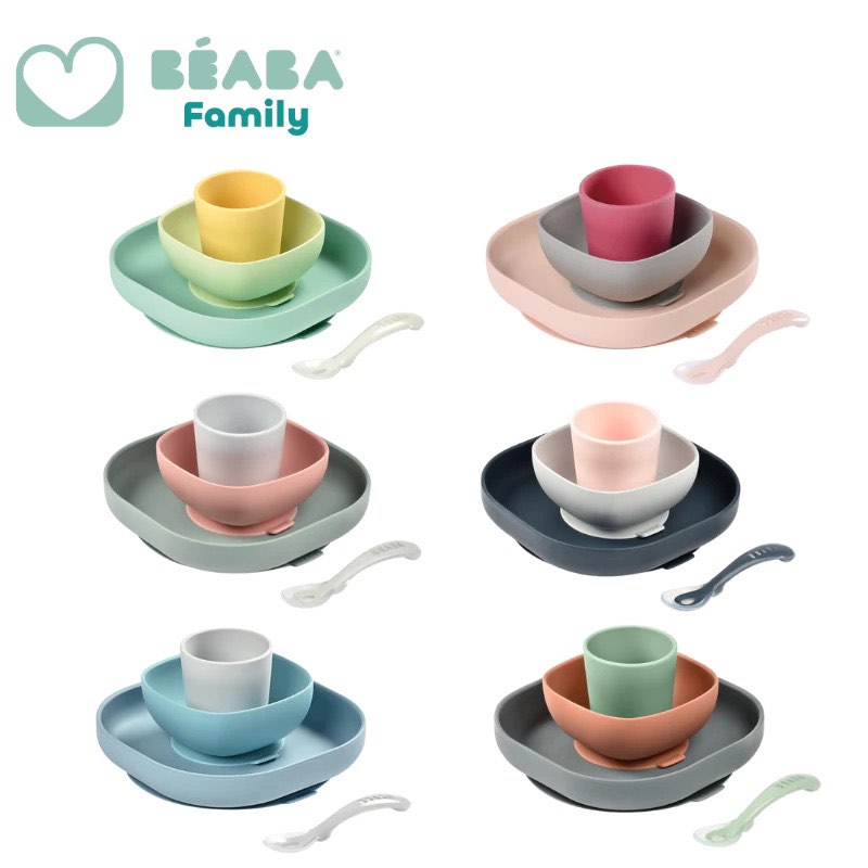 Beaba silicon suction meal set, Babies & Kids, Nursing & Feeding ...