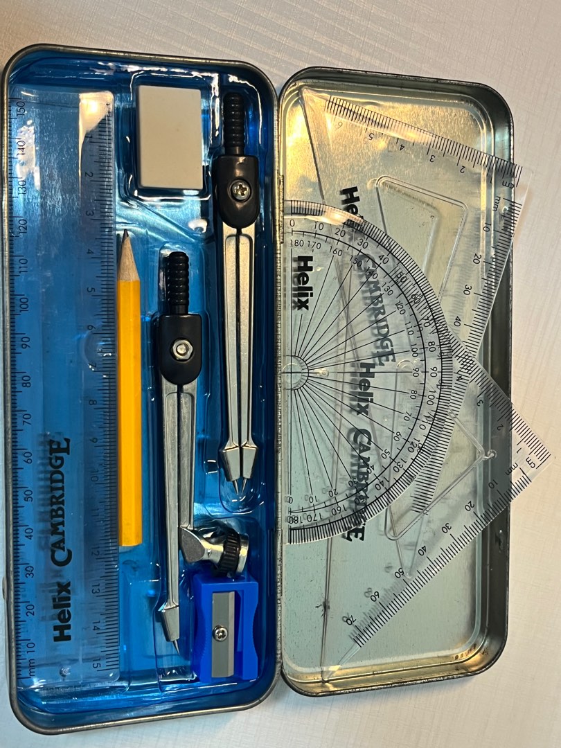 Cambridge Helix Mathematical Instrument Set, Hobbies & Toys, Stationery ...
