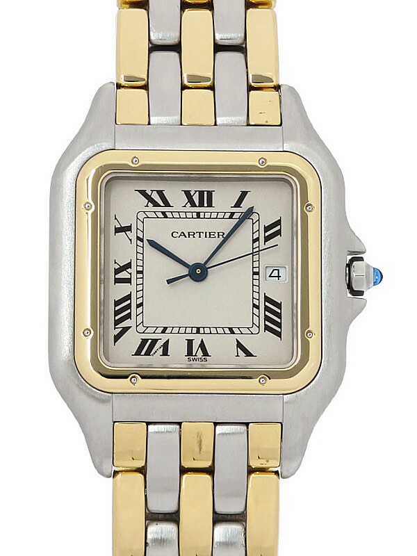 Cartier "Panther Classic & Figaro LM 3 Row" W25027B8 Boys Quartz ...