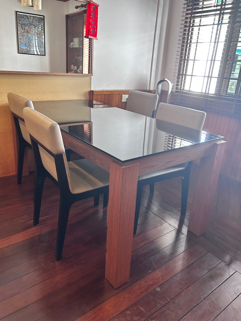 Cellini Dining Table Set, Furniture & Home Living, Furniture, Tables & Sets on Carousell
