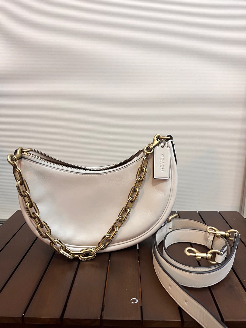 Coach Moon Bag - white, Garage Sale on Carousell