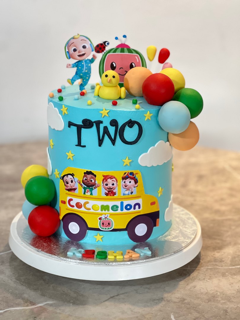 Cocomelon cake, Food & Drinks, Homemade Bakes on Carousell