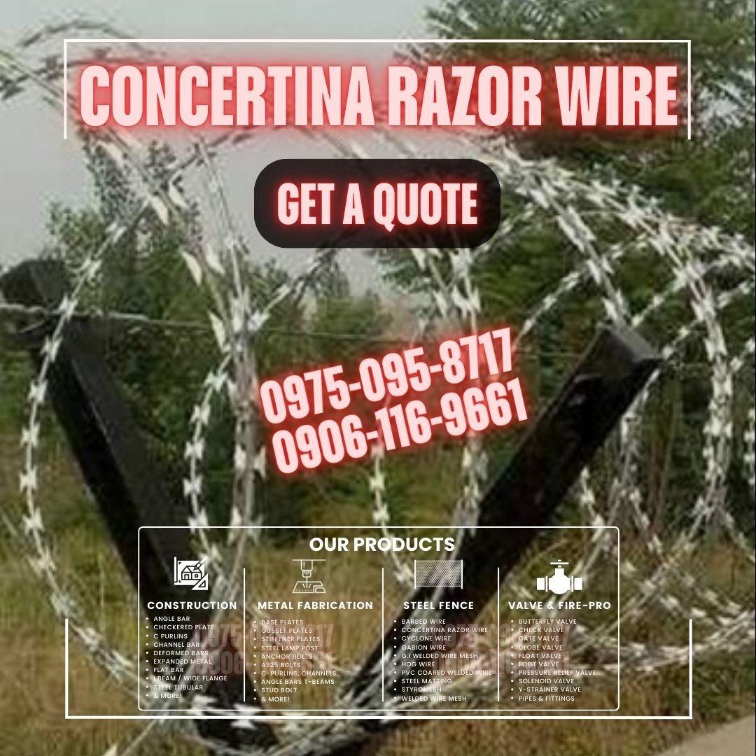 Concertina Razor Wire / Combat Wire / Barb Wire / Cyclone ...