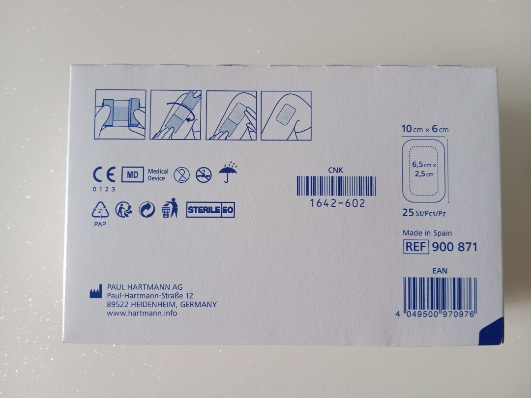 Cosmopor Steril Body tape 10cm x 6cm (Brand New), Health & Nutrition ...