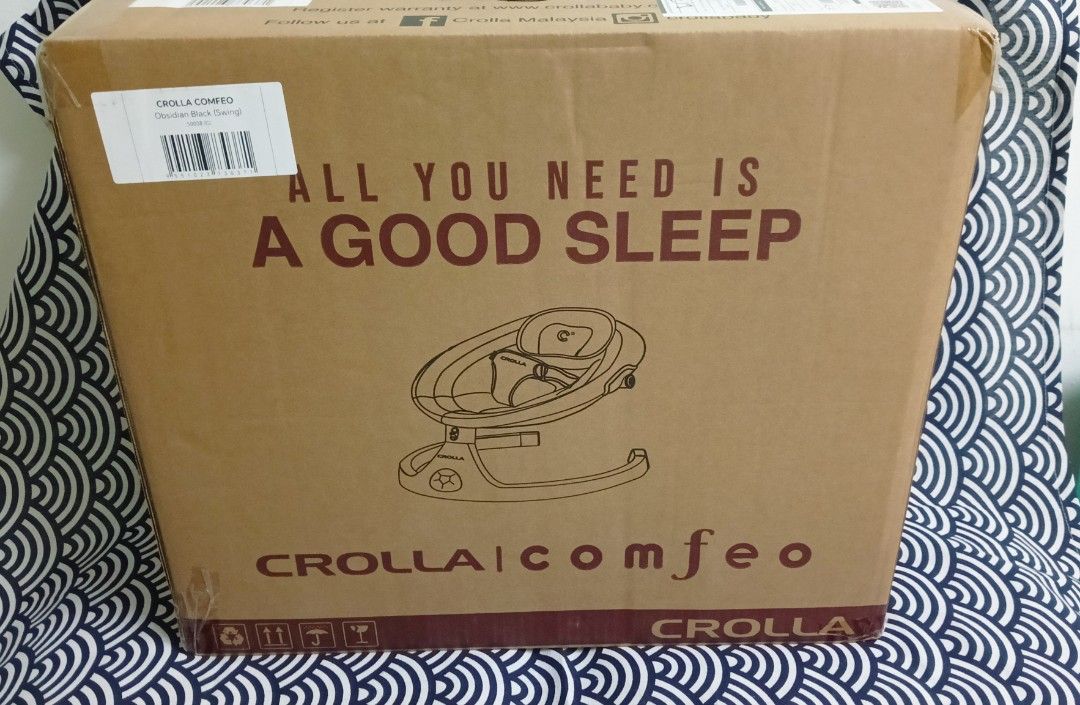 Crolla Comfeo (Obsidian Black), Babies & Kids, Infant Playtime on Carousell