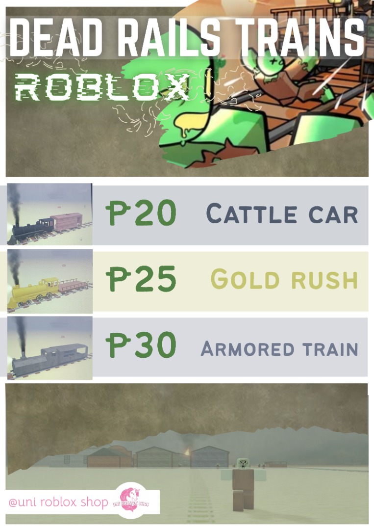 DEAD RAILS (ROBLOX TRAINS), Hobbies & Toys, Toys & Games on Carousell