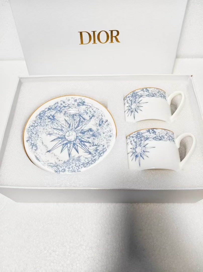 Dior Lucky Star Afternoon Tea Coffee Cup Set, Furniture & Home Living ...