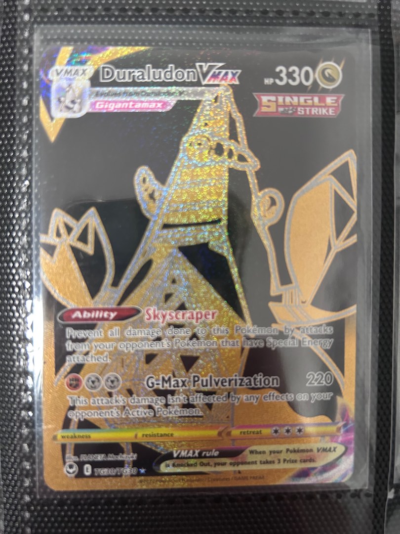 Duraludon vmax silver tempest tg30 pokemon tcg, Hobbies & Toys, Toys ...