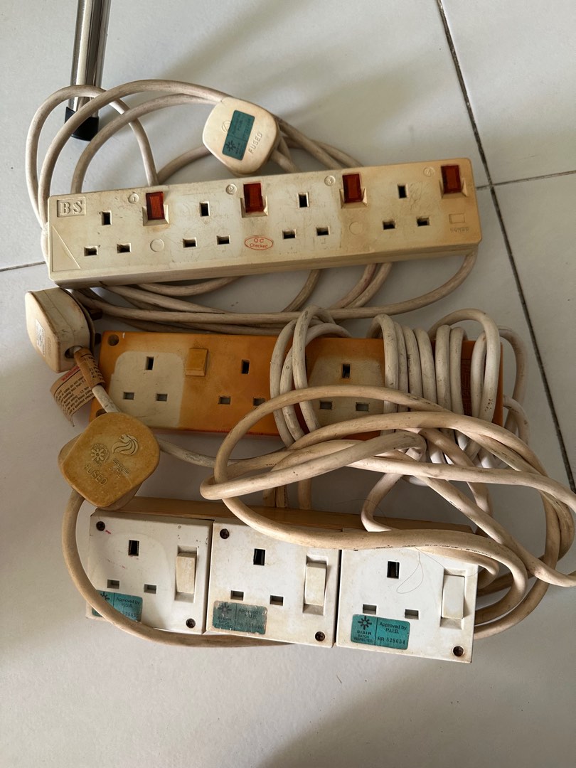 Extension Cord, TV & Home Appliances, Electrical, Adaptors & Sockets on ...