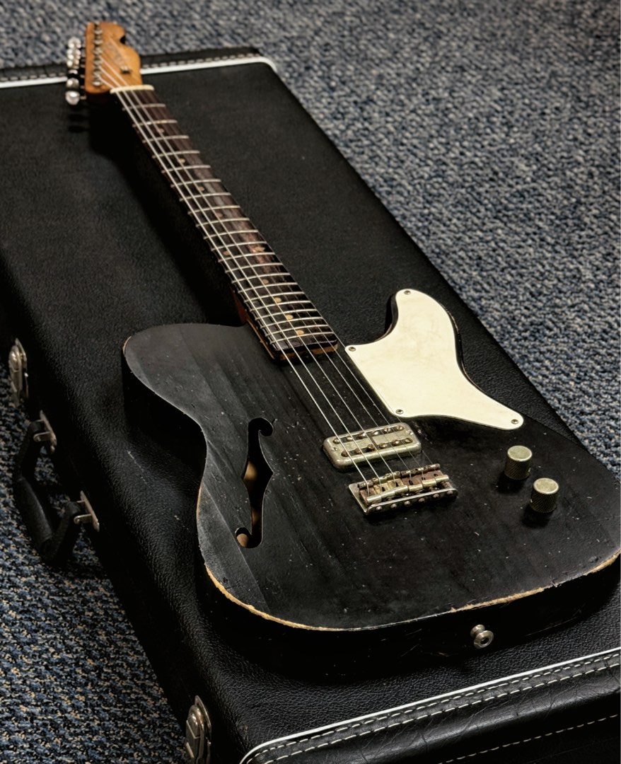 Fender Cabronita telecaster /esquire thinline style customised guitar ...