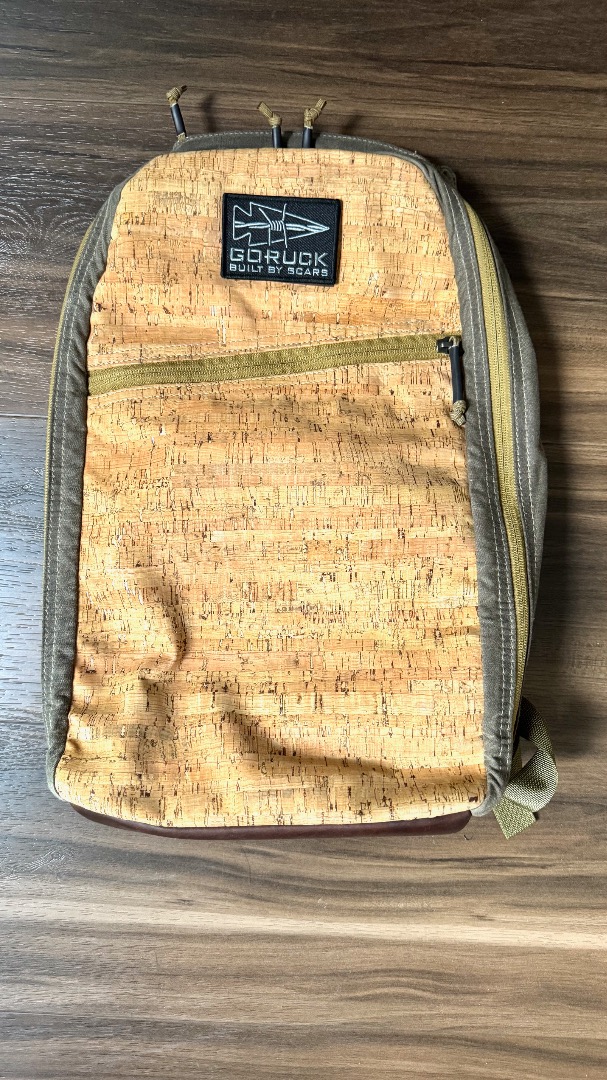 GORUCK Bullet Ruck Heritage Built By SCARS Dark Oak + Natural Cork 15L ...