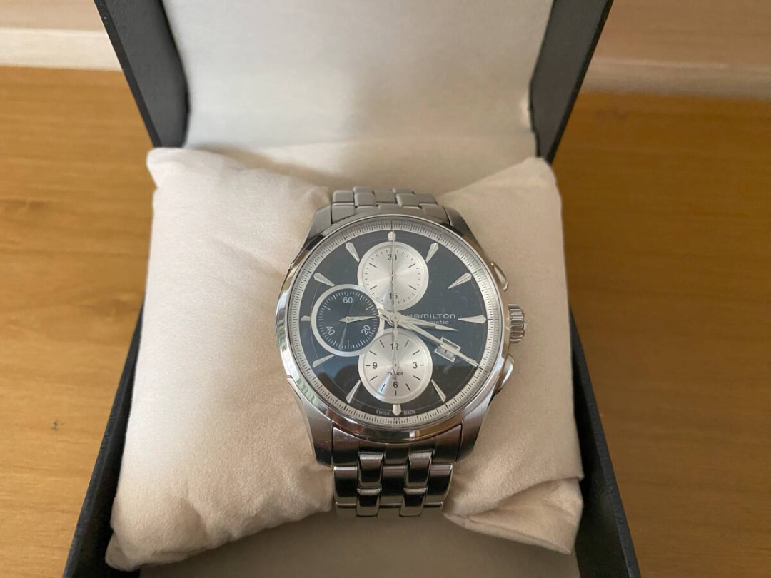 Hamilton Jazzmaster Chrono Automatic Used, Men's Fashion, Watches ...