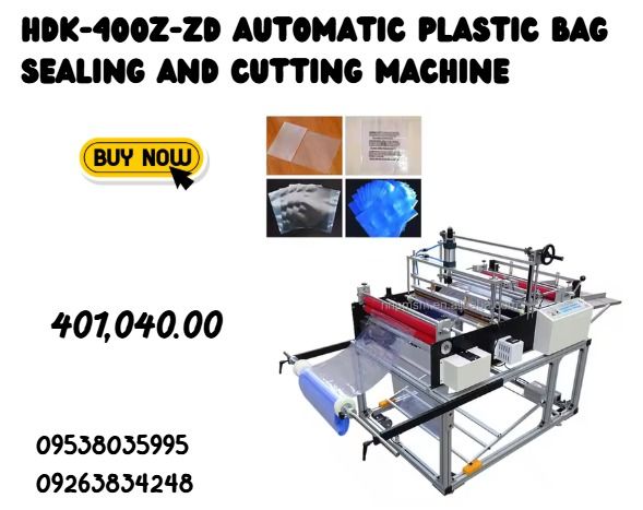 HDK-400Z-ZD Automatic Plastic Bag Sealing and Cutting Machine ...