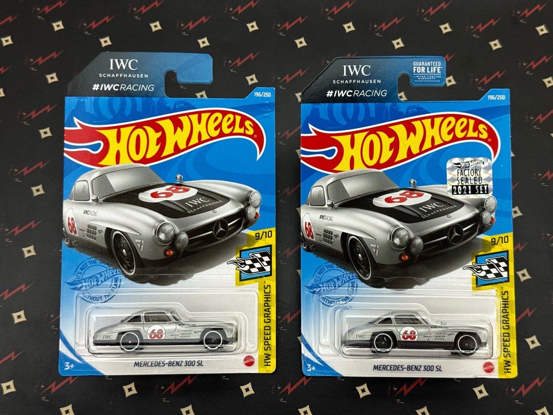 Hot Wheels IWC Schaffhausen Mercedes Benz 300SL Hotwheels IWC Racing ...