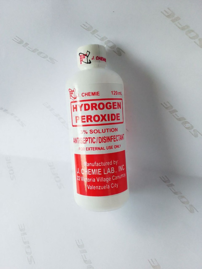 HYDROGEN PEROXIDE 3% SOLUTION 120ML, Health & Nutrition, Medical ...