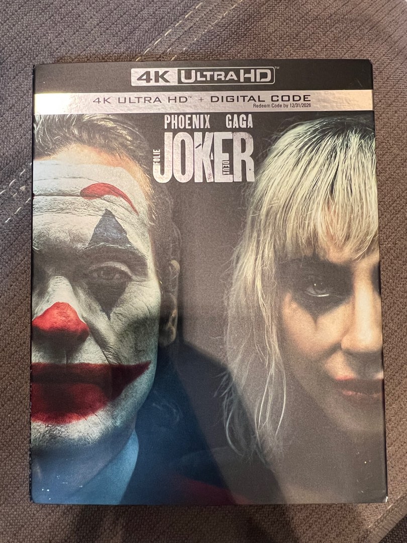 Joker 2 4K UHD with slipcover, Hobbies & Toys, Music & Media, CDs ...