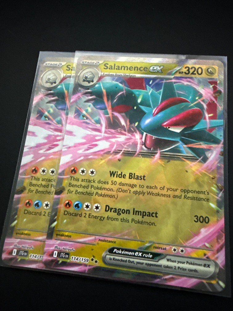Journey Together - Salamence ex (Pokemon), Hobbies & Toys, Toys & Games ...