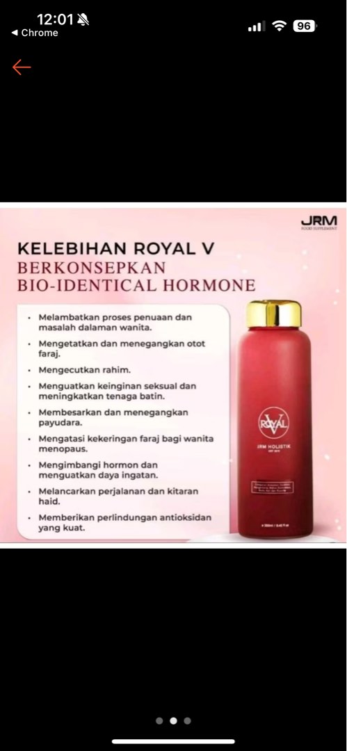 JRM Royal V, Health & Nutrition, Health Supplements, Health Food ...