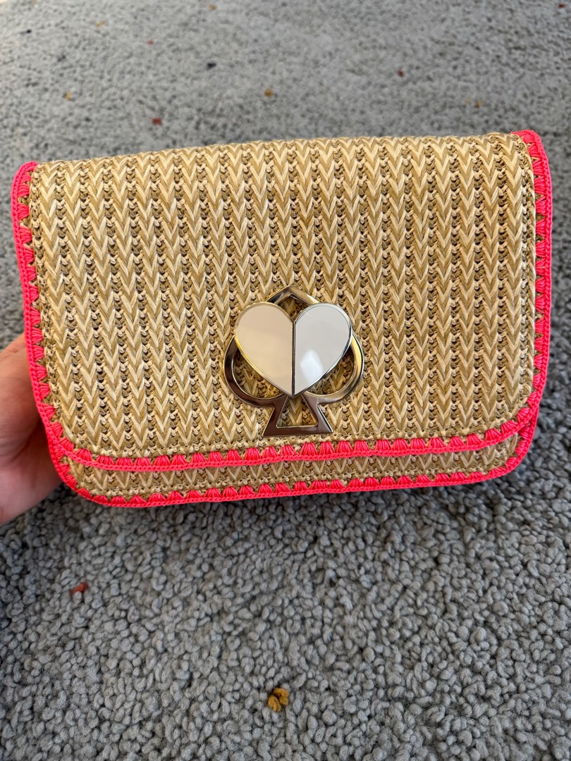 Kate Spade Rattan Crossbody Bag, Women's Fashion, Bags & Wallets, Cross ...