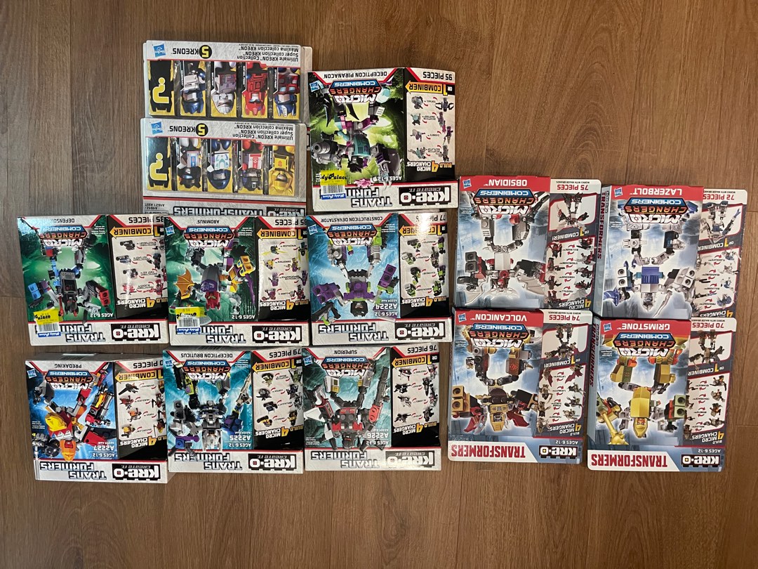 Kre O Transformers Assorted Toys, Hobbies & Toys, Toys & Games on Carousell