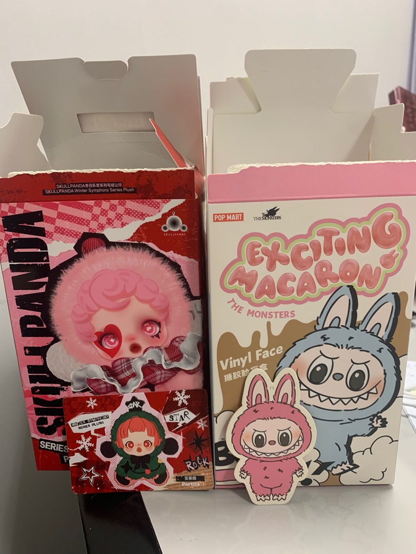 Labubu skullpanda sp, 興趣及遊戲, 玩具 & 遊戲類 - Carousell