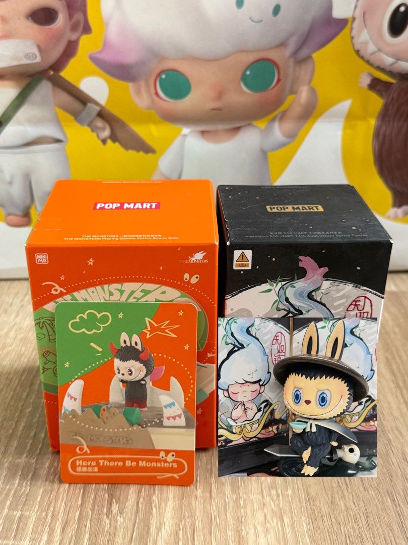 Labubu The Monster Set, Hobbies & Toys, Toys & Games on Carousell