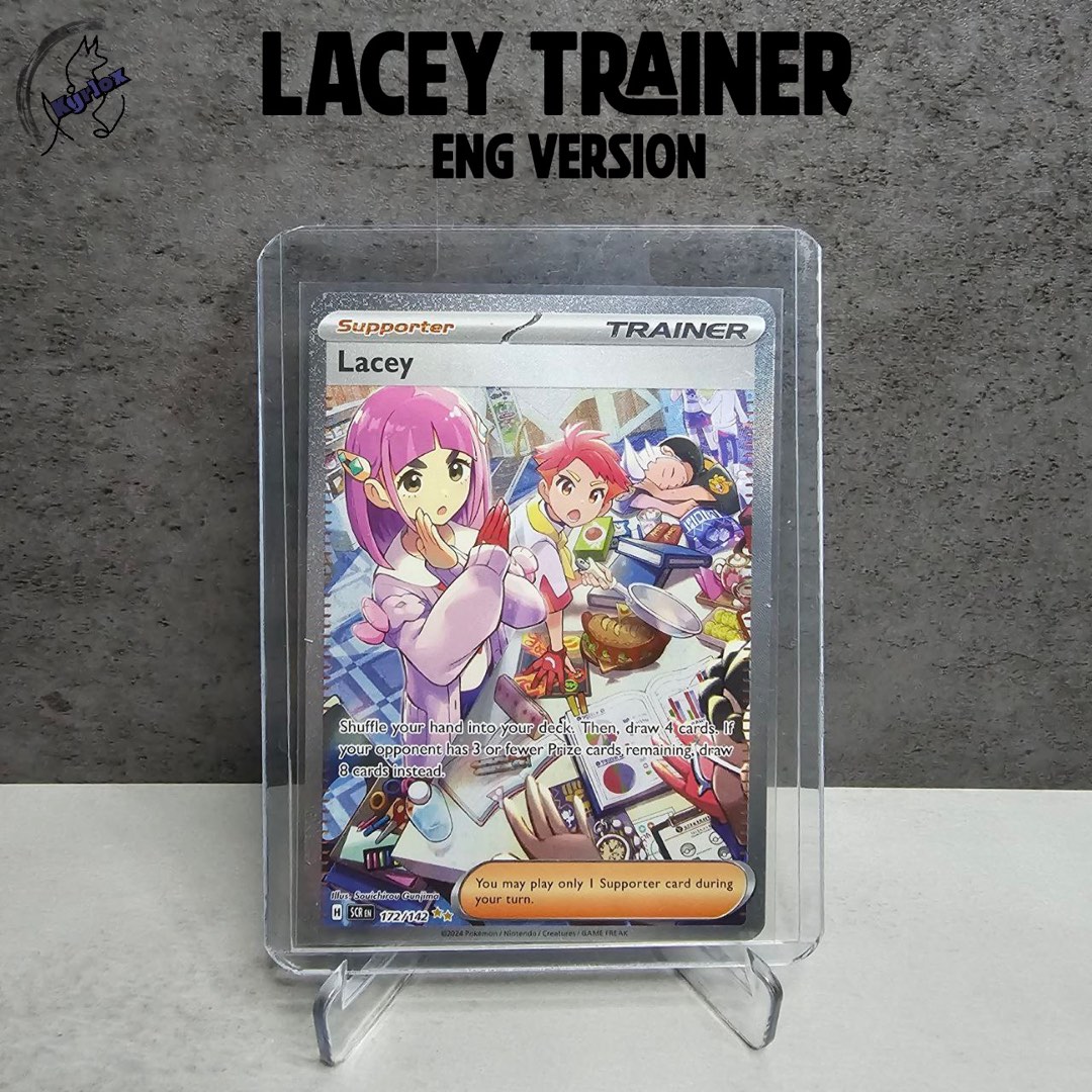 Lacey Trainer | Pokemon Stellar Crown | Eng Version, Hobbies & Toys ...