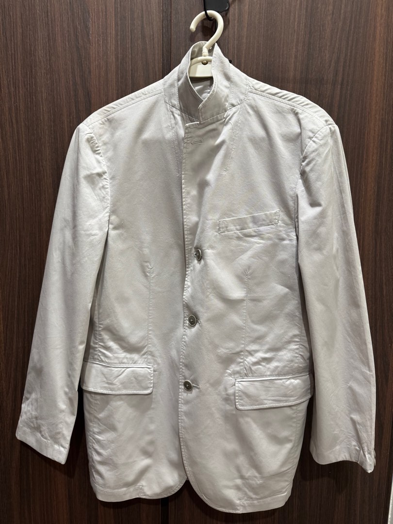 Light Grey Jacket, Men's Fashion, Coats, Jackets and Outerwear on Carousell
