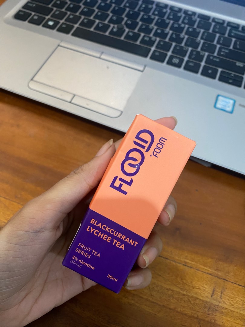 liq foom black current lychee tea, Makanan & Minuman, Makanan Instan di ...