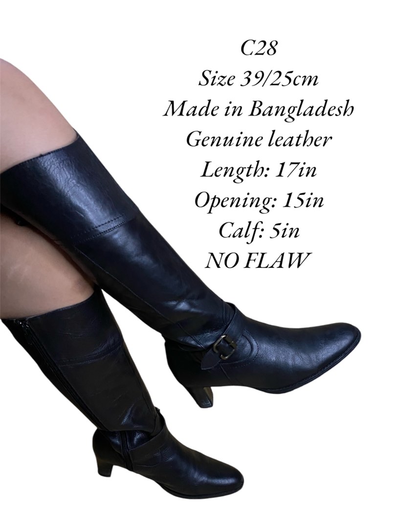 Long boots made in Bangladesh, Women's Fashion, Footwear, Boots on Carousell
