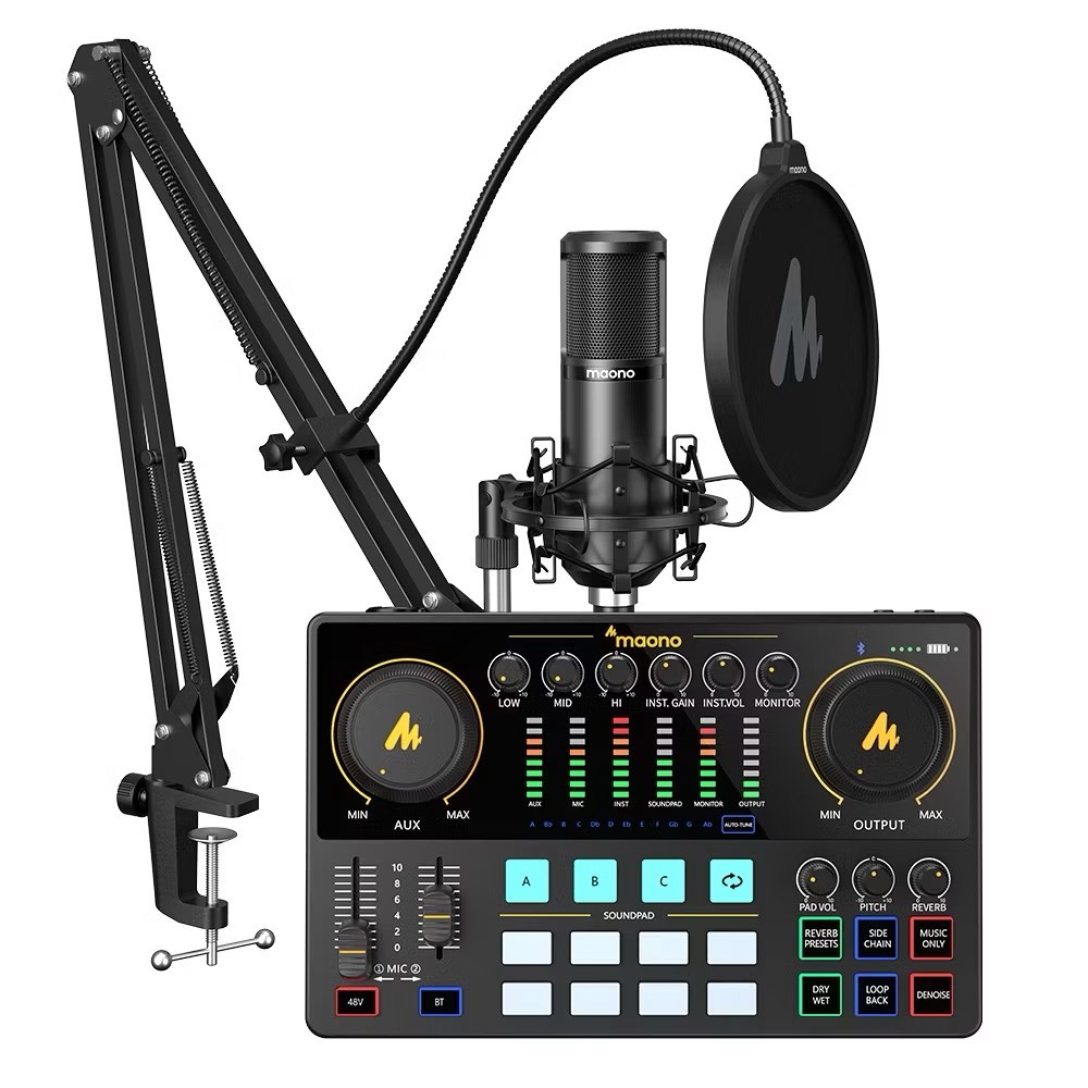 Maono AME2 + PM320S, Audio, Microphones on Carousell