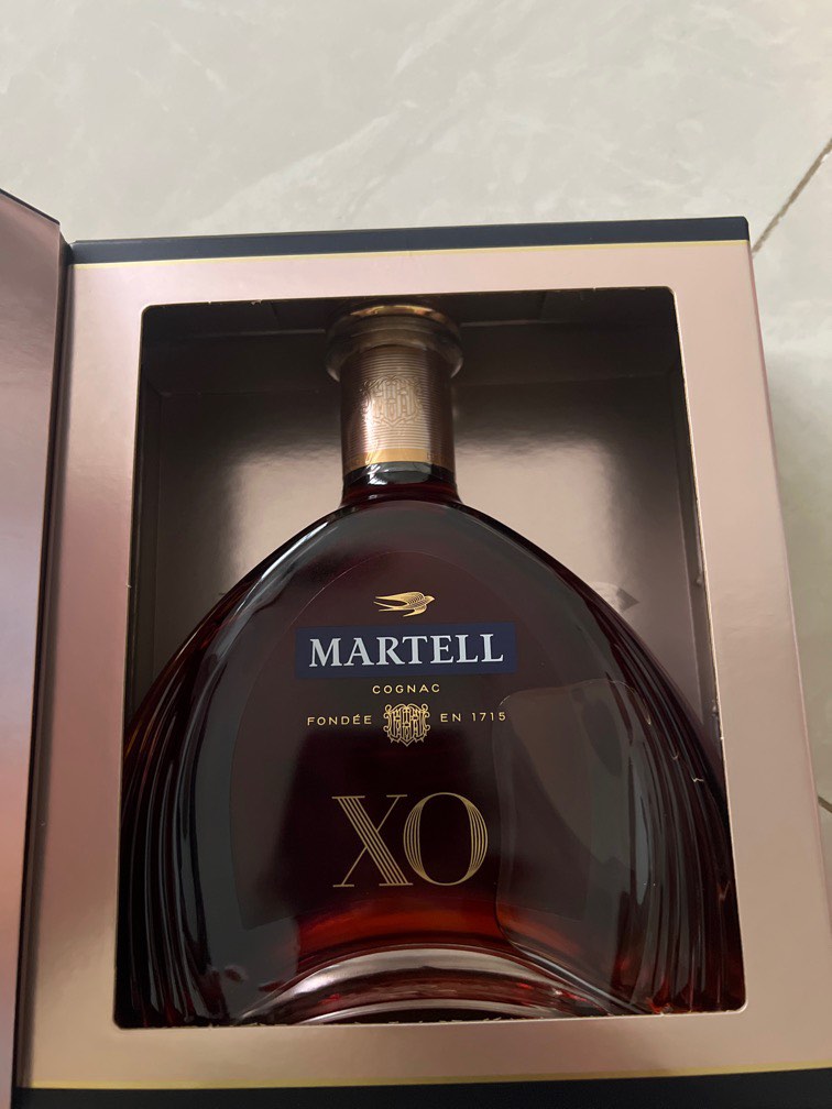 Martell XO 1 liter extra old cognac , Food & Drinks, Alcoholic Beverages on Carousell