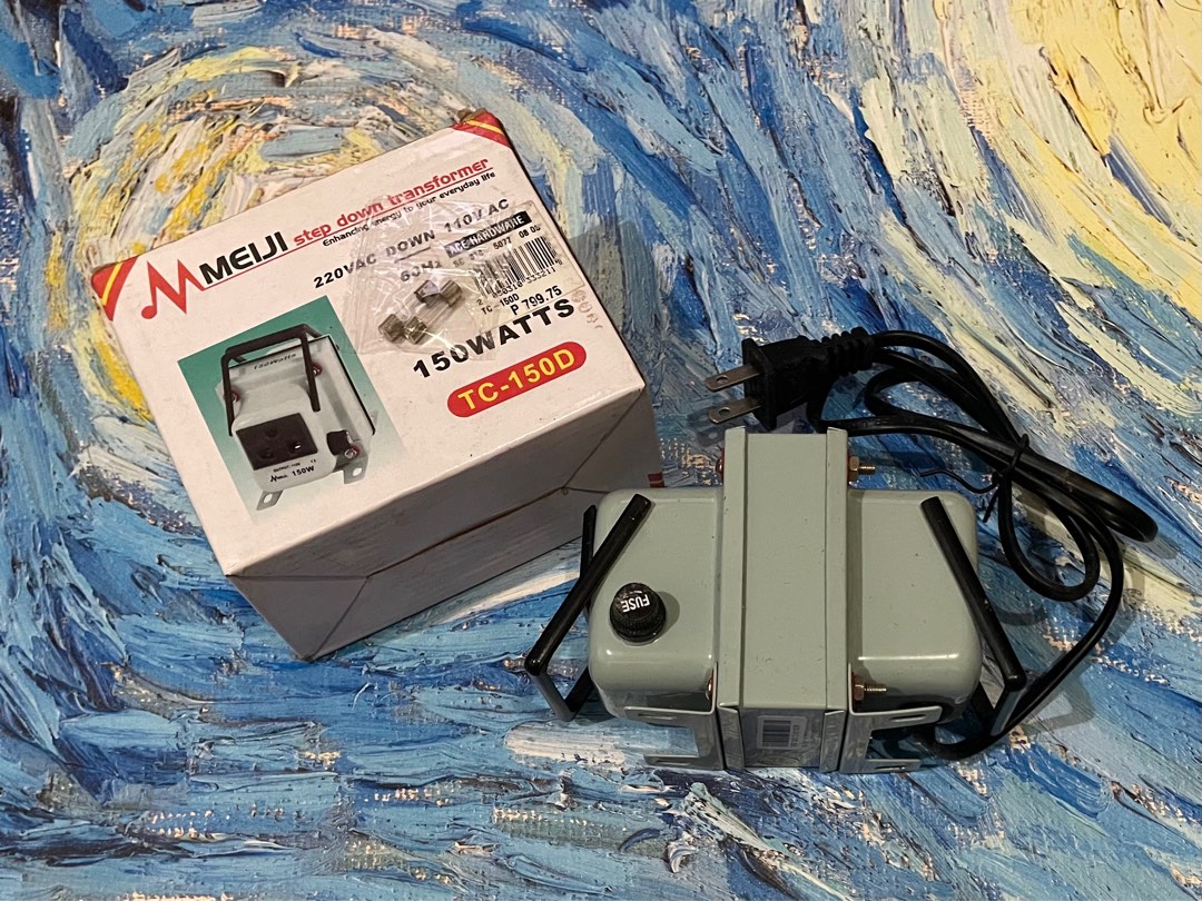 Meiji Step-Down Transformer (150 Watts), TV & Home Appliances ...