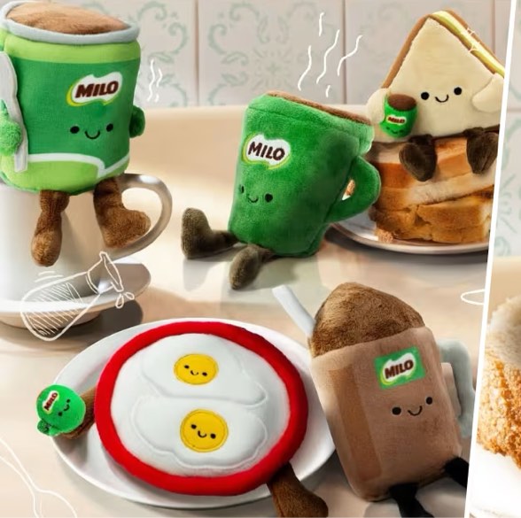 Milo tin and egg plushie, Hobbies & Toys, Toys & Games on Carousell